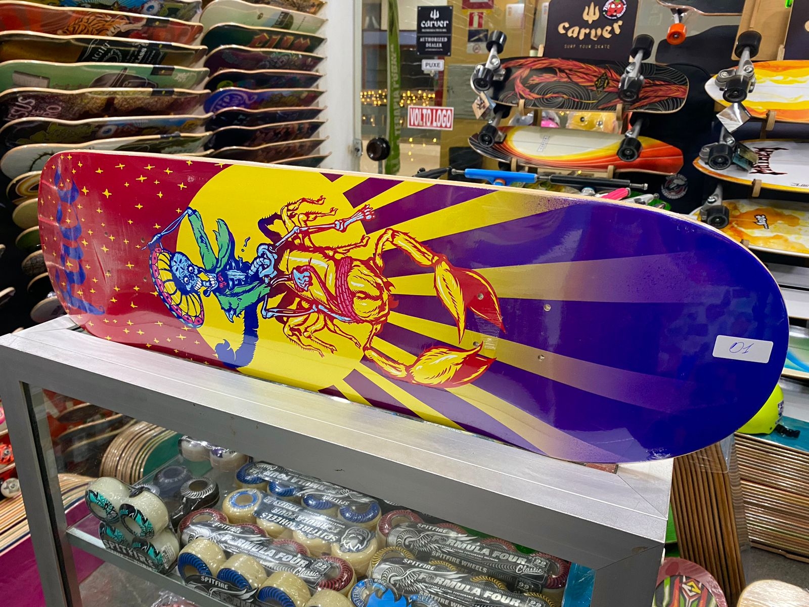 Venda de - Shape Street Importado - Shape Face Skate Cód.01 8.25