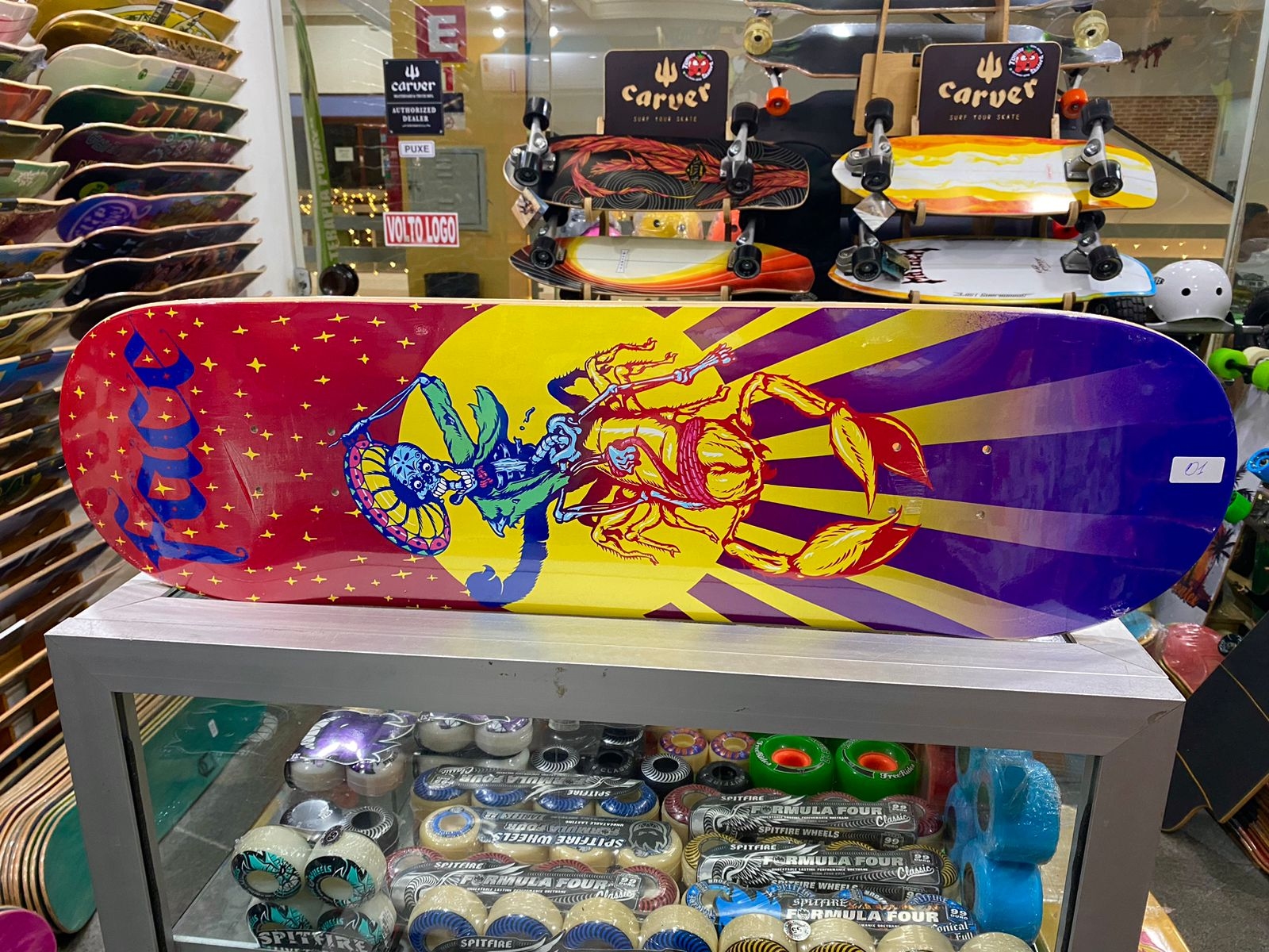 Venda de - Shape Street Importado - Shape Face Skate Cód.01 8.25